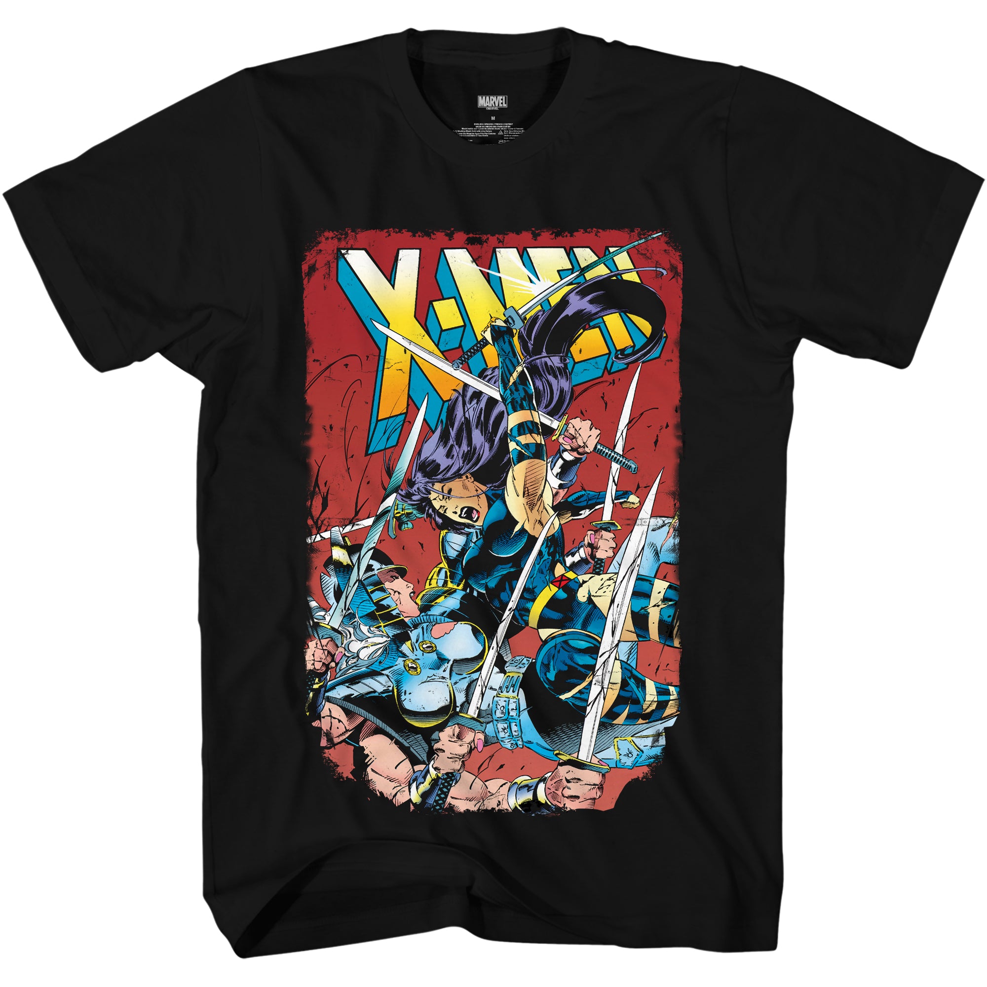 Marvel Comics X-Men Sword Showdown: Psylocke vs Spiral Adult T-Shirt ...